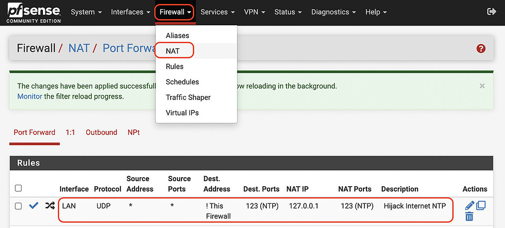 How can I bypass NTP lockdown for TiVo? - pfSense - ADAMnetworks
